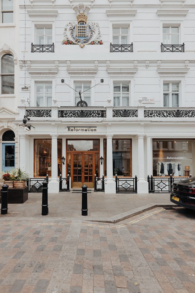 Reformation flagship store, Covent Garden - Malishev Engineers